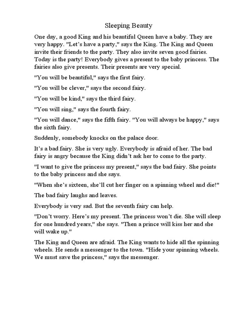sleeping beauty | PDF | Sleeping Beauty