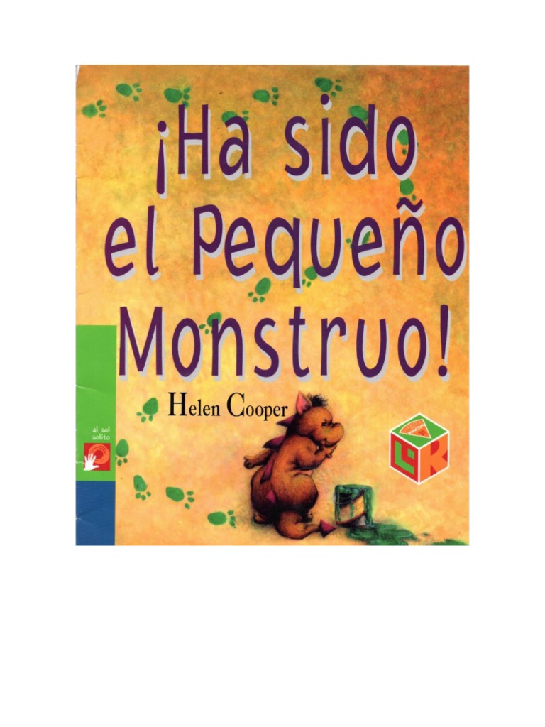 Cuento, Ha Sido El Pequeño Monstruo | PDF
