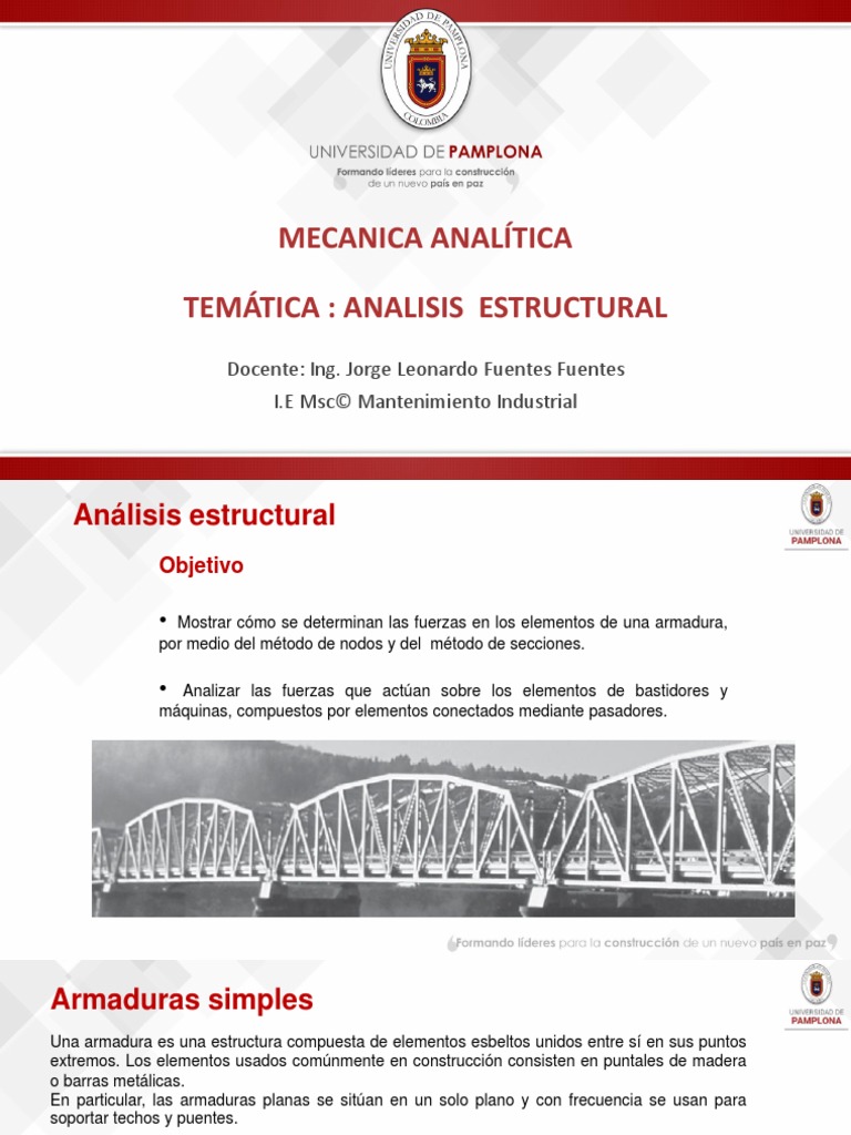 Clase 12 Analisis de Estructuras | PDF | Braguero | Análisis estructural
