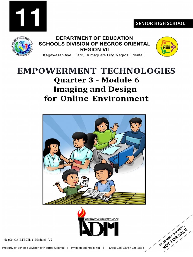Negor q3 Etech11 Module6 v2 | PDF | Adobe Photoshop | Infographics