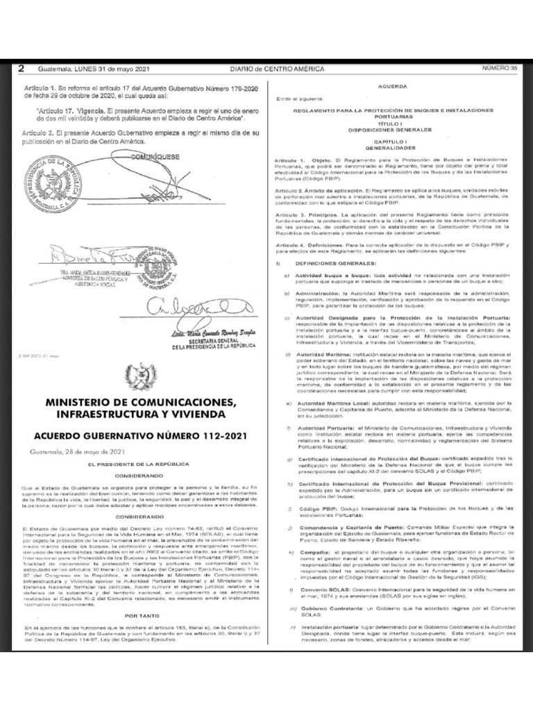 Acdo - Gub - 112 2021 Reg PBIP | PDF