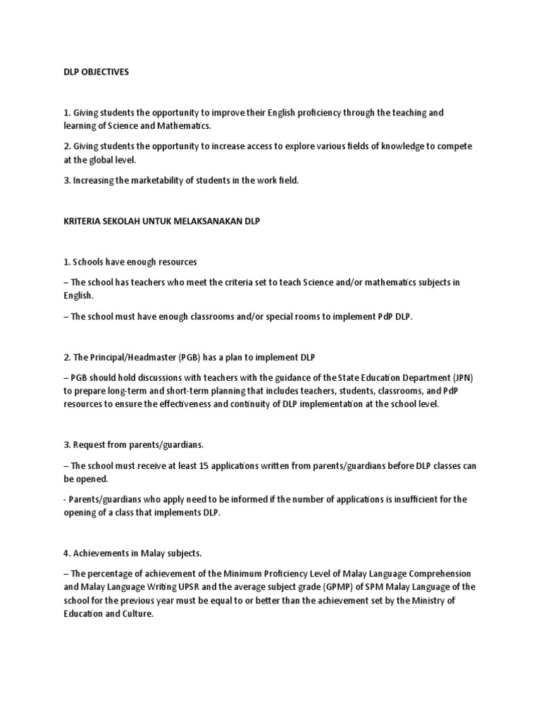 Dlp English Pdf Schools English Language