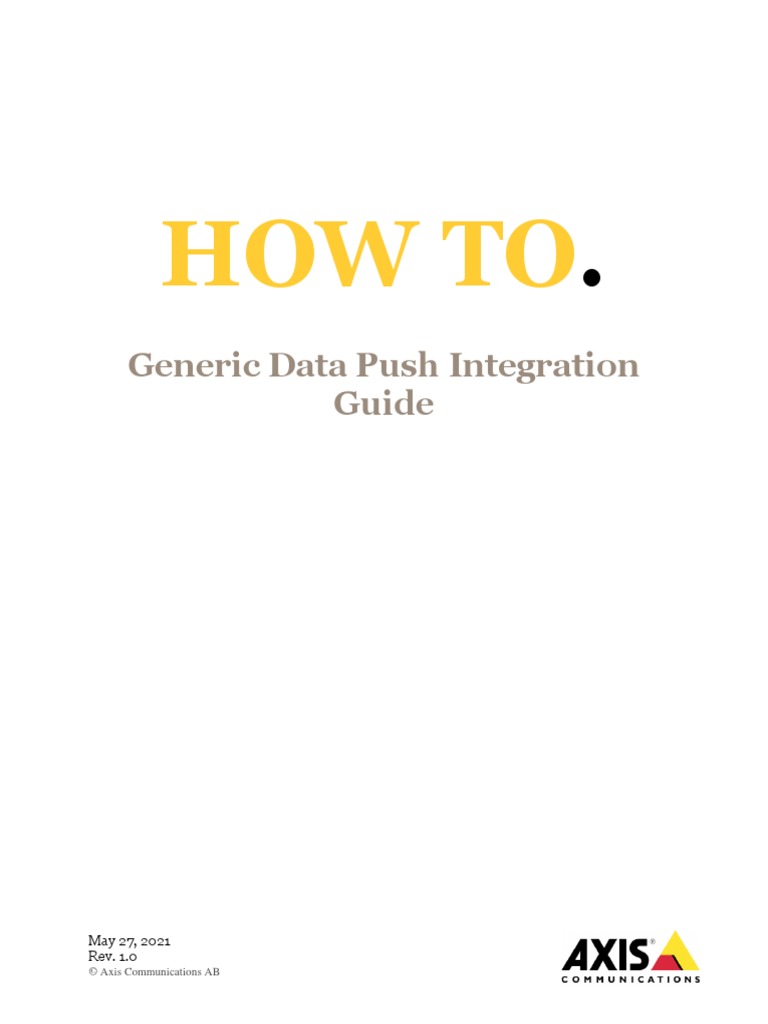 Data Push Integration Guide en US 334414 | Download Free PDF | Public ...