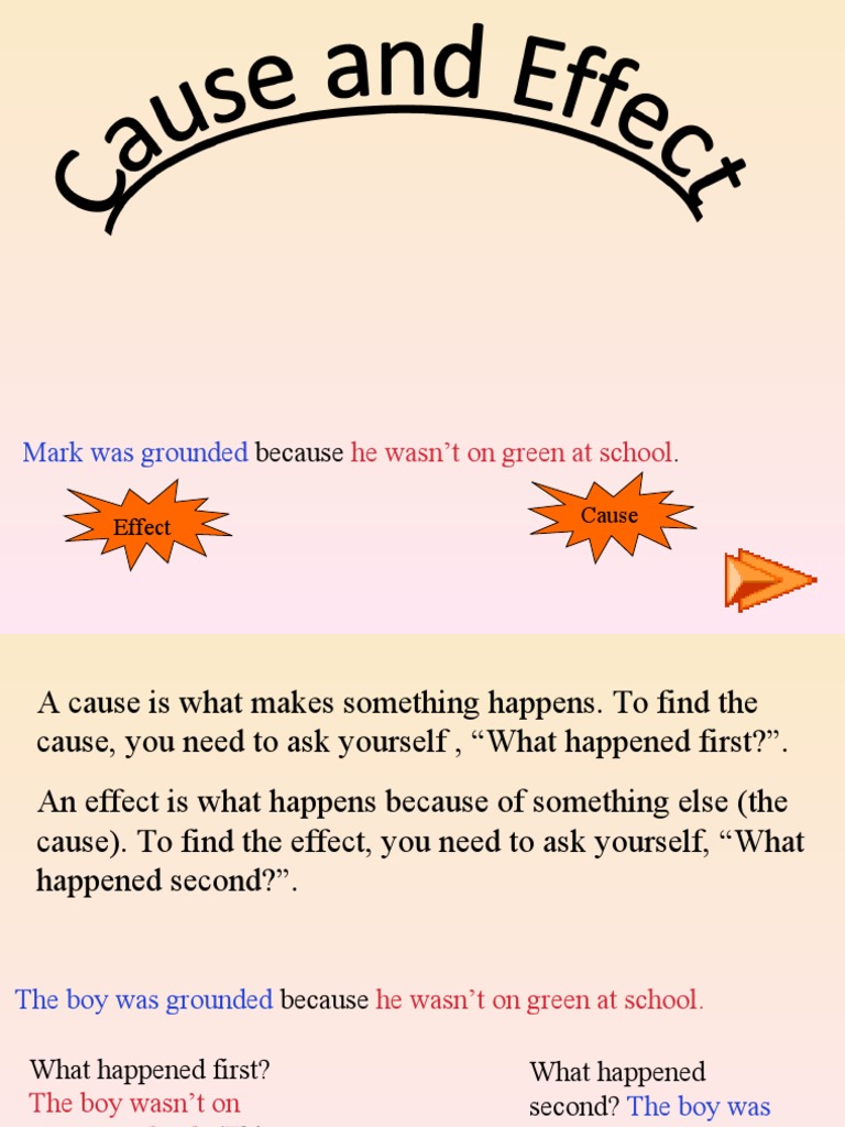 Cause and Effect | PDF