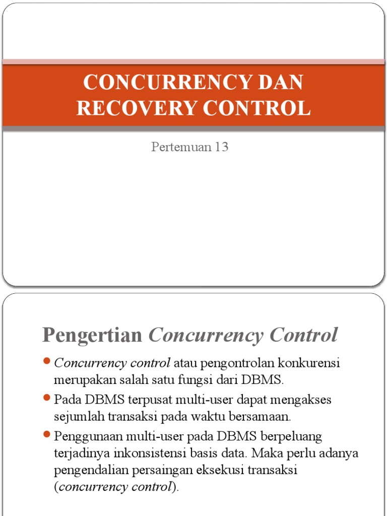 Pertemuan 13 - Concurrency | PDF