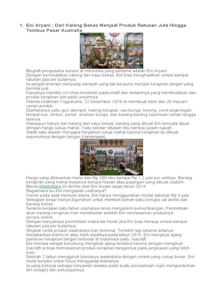 Prakarya Kerajinan | PDF