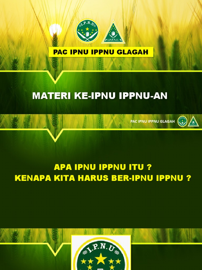 Sejarah dan Tujuan IPNU IPPNU | PDF | Agama & Spiritualitas