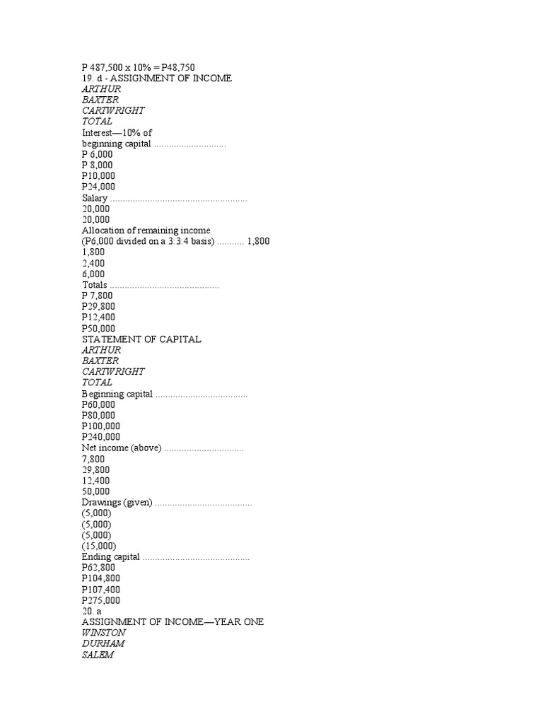 Arthur Baxter Cartwright Total | Download Free PDF | Economies | Income