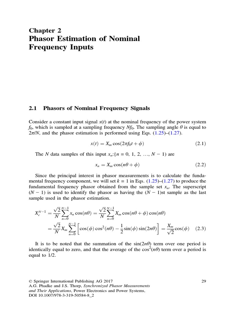 Fasores | PDF | Errors And Residuals | Estimation Theory