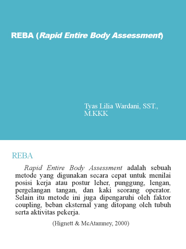 REBA | PDF