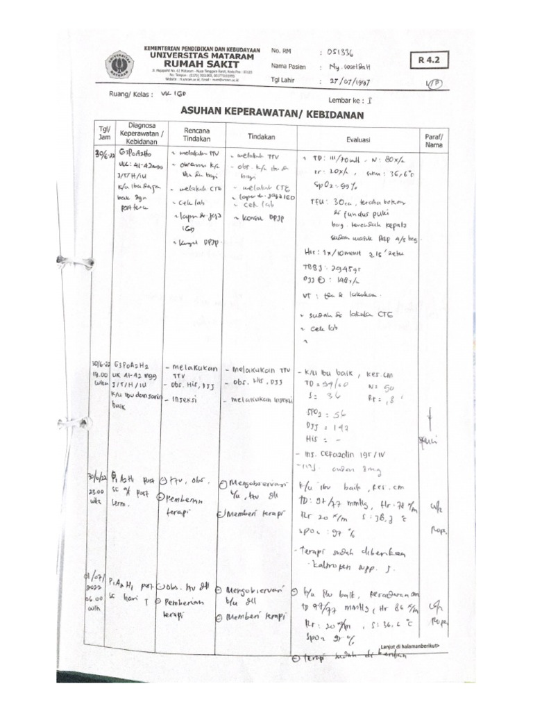 Askep Keperawatan Kebidanan | PDF