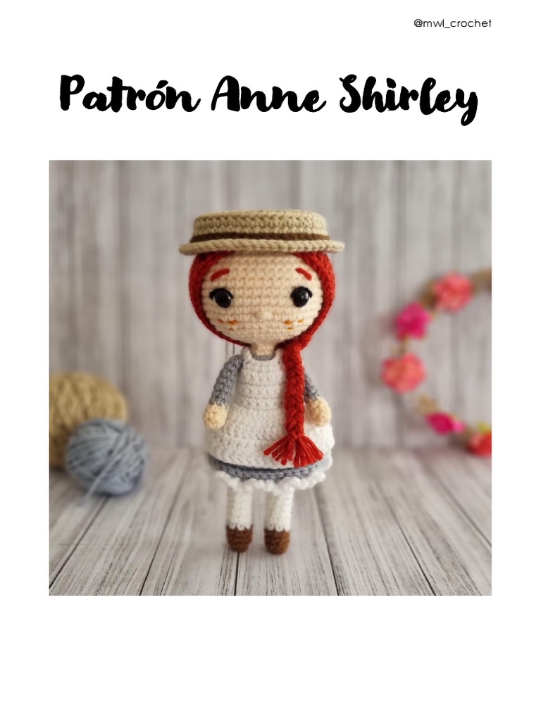 Patrón Amigurumi Anne Shirley Gratis | PDF