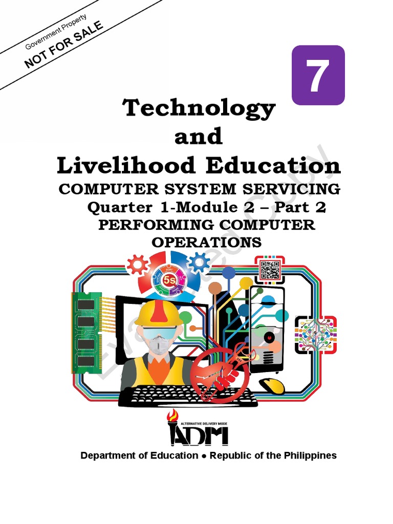 Tle7 Css Mod2 Part2 Performing Computer Operation V4 Pdf Occupational Safety And Health