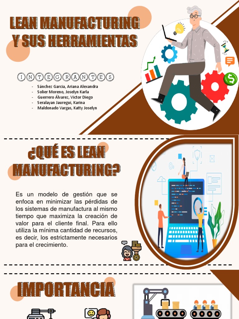 Lean Manufacturing y Sus Herramientas | PDF | Lean Manufacturing | Calidad (comercial)