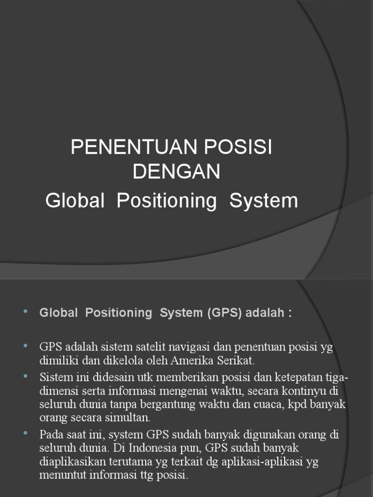 Metodologi Pengukuran GNSS | PDF