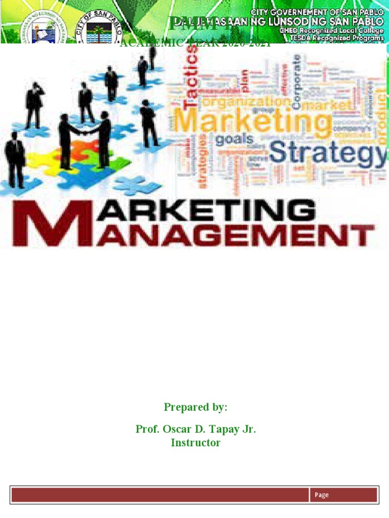 Marketing Management Course Overview | PDF | Marketing | Brand