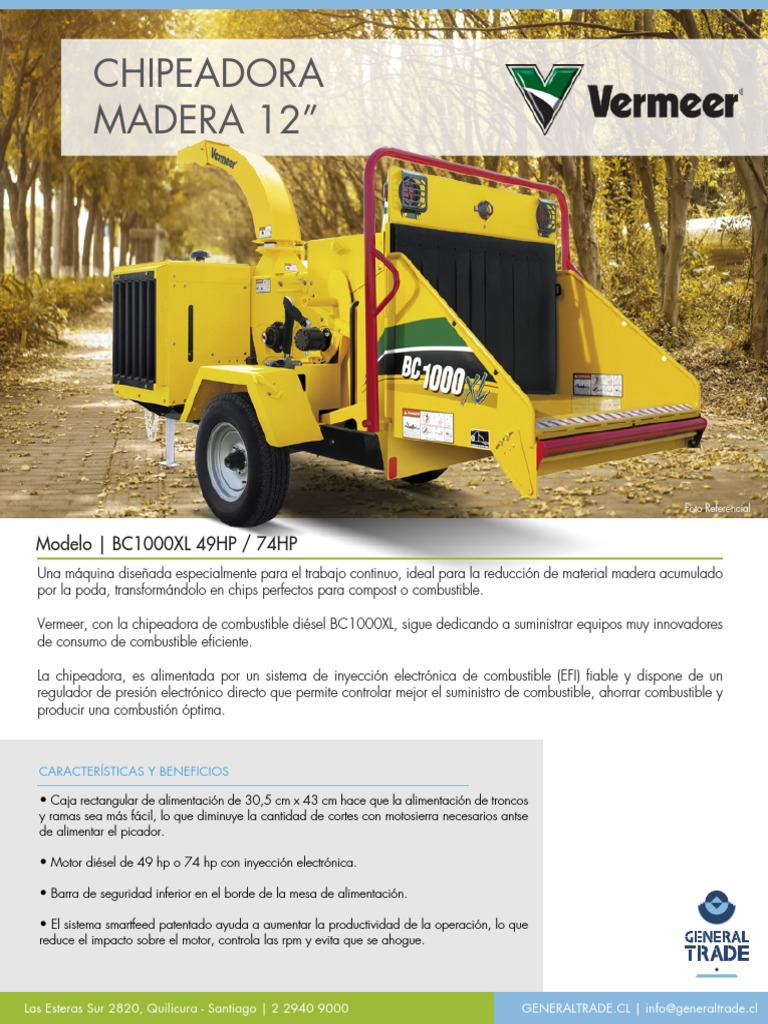 Chipeadora Industrial BC1000XL | PDF | Inyección de combustible ...