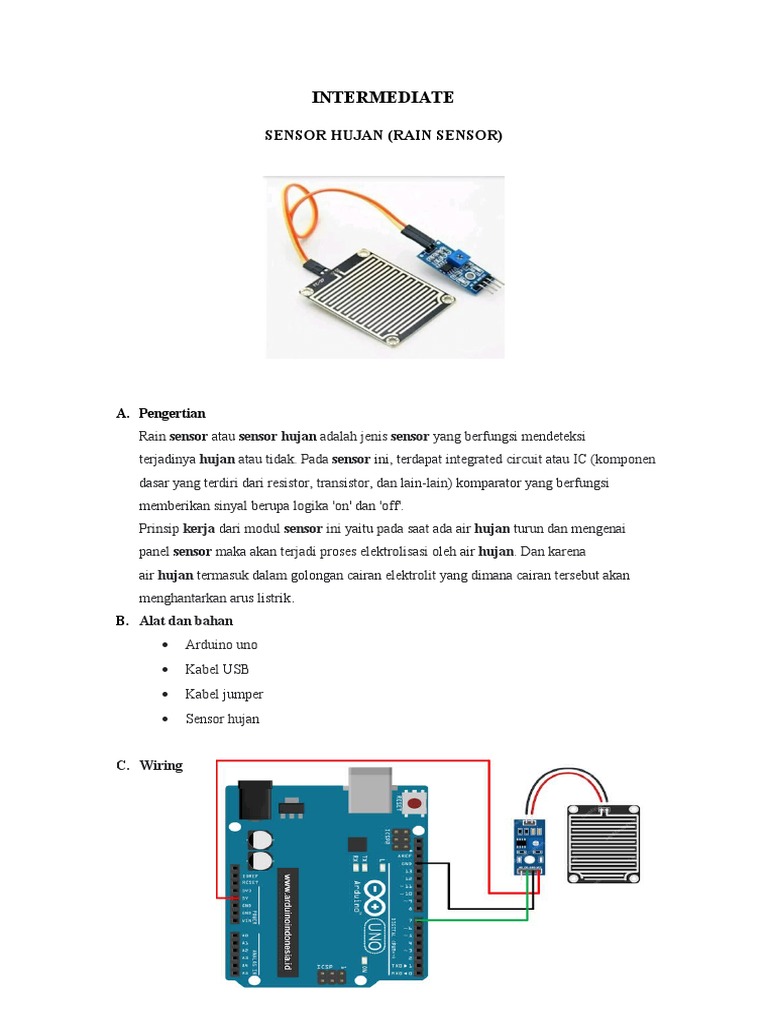 Intermediate Rain Sensor | PDF