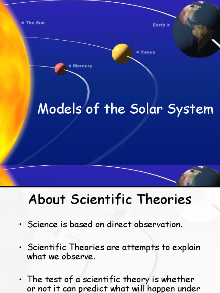 Evolution of Solar System Theories | PDF | Planets | Universe