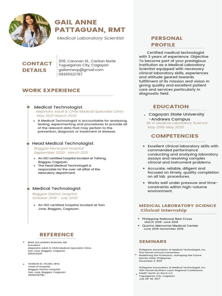 Long Resume and Application | PDF | Medical Laboratory | Health Sciences