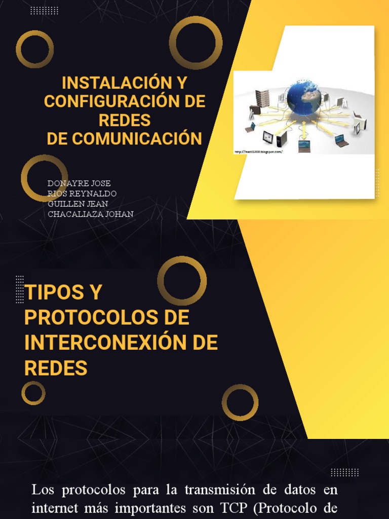 Tipos y Protocolos de Interconexión de Redes | PDF | Protocolos de internet | Red de computadoras