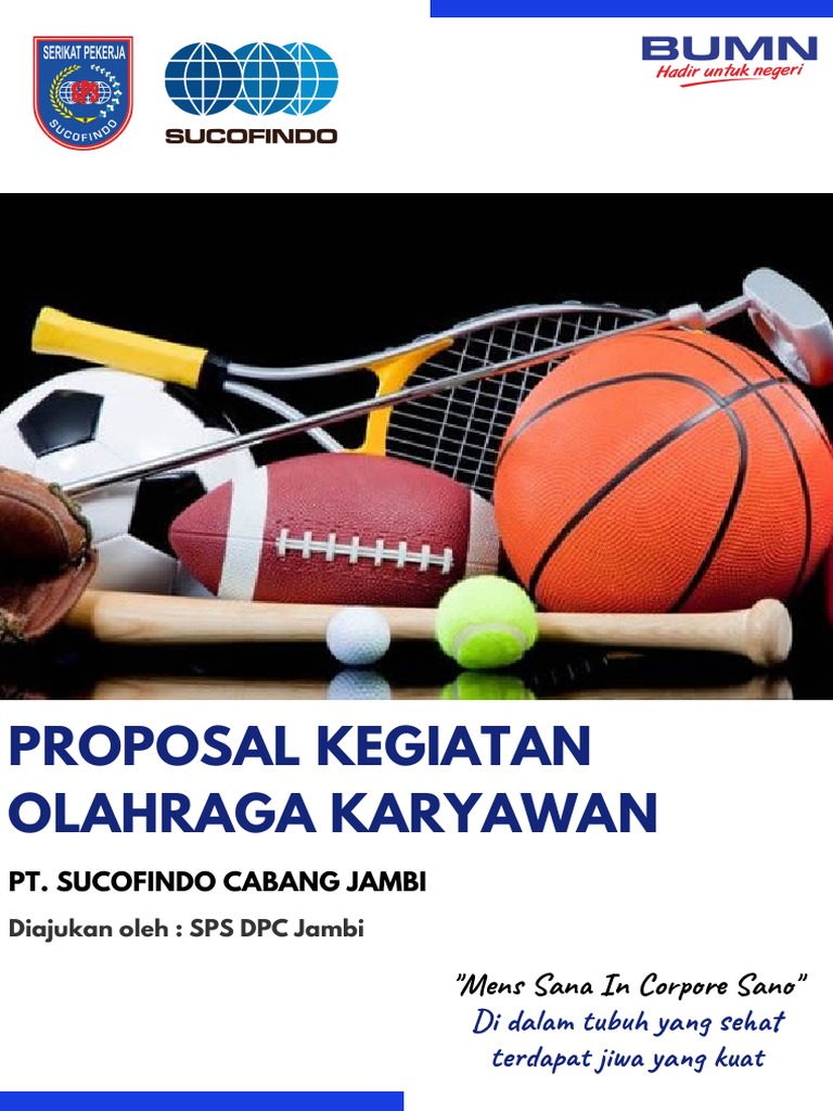 Proposal Kegiatan Olahraga | PDF | Olahraga & Rekreasi