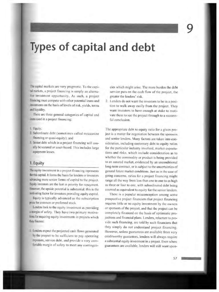 Project Financing - Nevitt and Fabozzi - Capitulo 9 | PDF