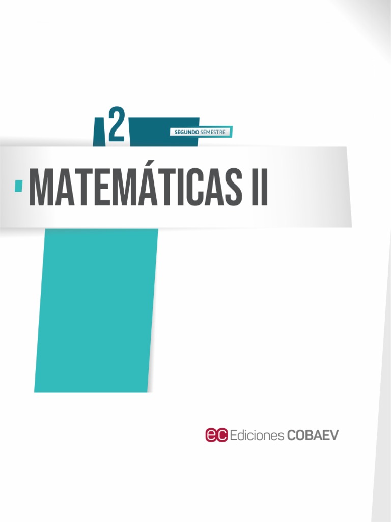 Matemáticas II Sem 2 Libro Completo | PDF | Trigonometría | Motivación