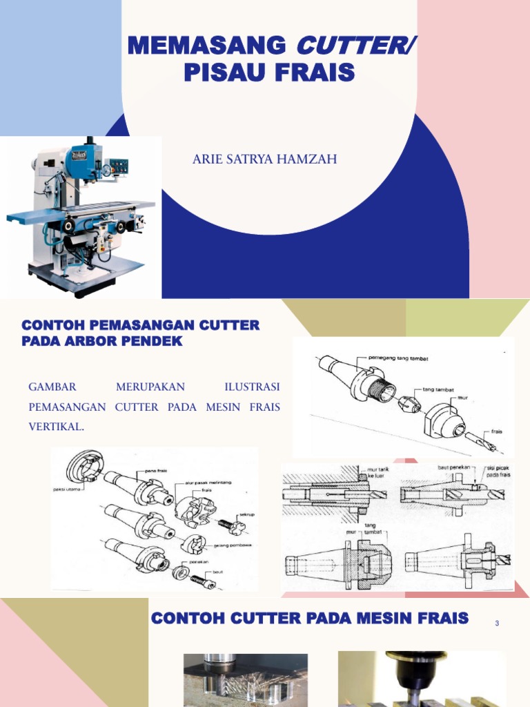 Memasang Cutter Pada Mesin Frais Vertikal | PDF