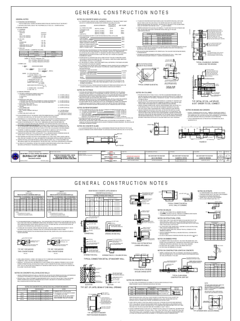 Structural 2storey | PDF | Concrete | Deep Foundation