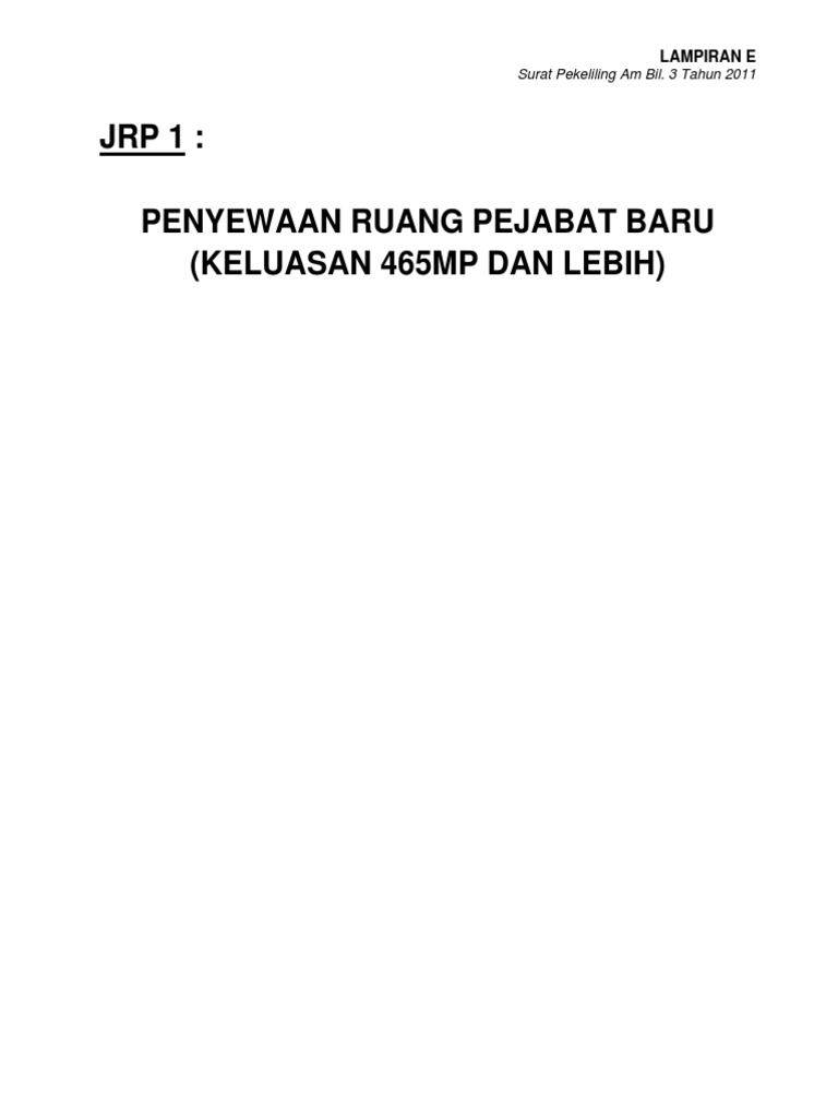 Borang-JRP 1-7 | PDF