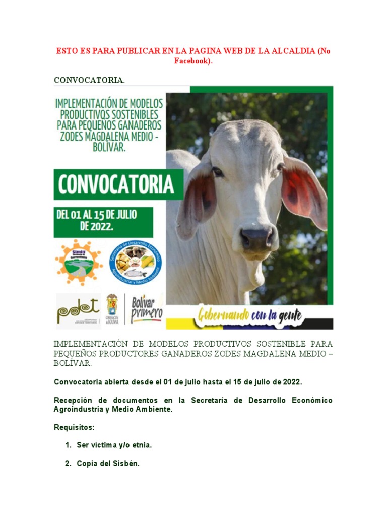 Publicacion Ganaderia Agro | PDF