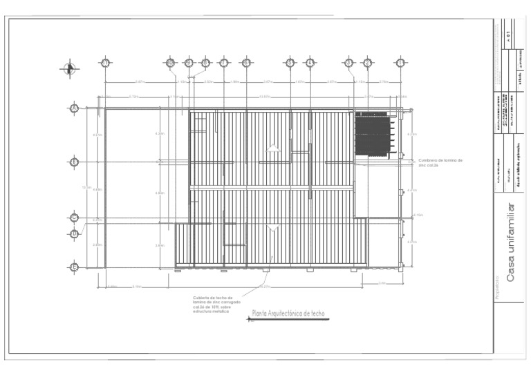 Planta de Techo | PDF