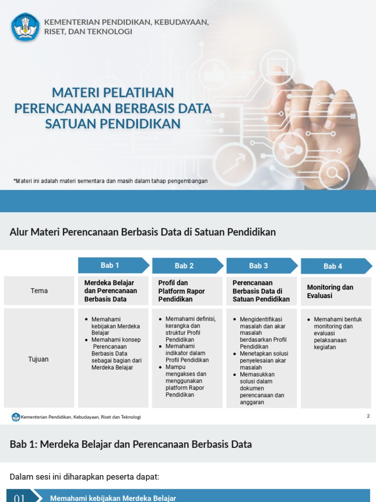 B. Perencanaan Berbasis Data Satpen - Narsum Nasional - 200522 | PDF