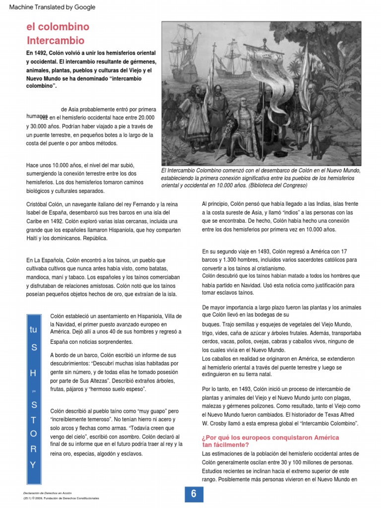 Columbian Exchange Lesson | PDF | Agricultura | Maíz