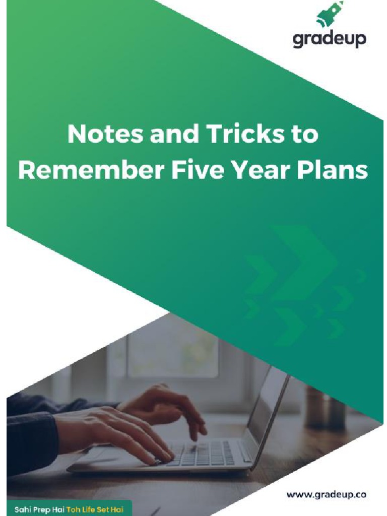 Trick To Remember Five Year Plans 26 | PDF | Economic Growth ...