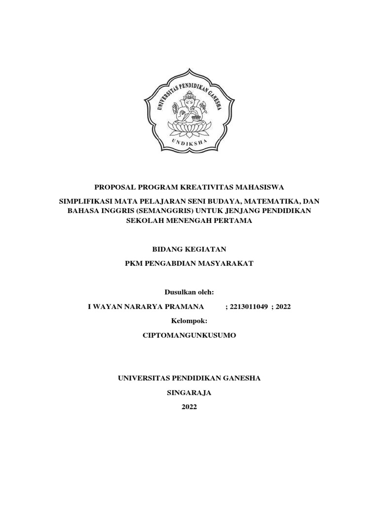 Simplifikasi Pelajaran SMP: SEMANGGRIS | PDF