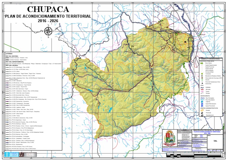 Plan de Acondicionamiento Territorial Chupaca | PDF