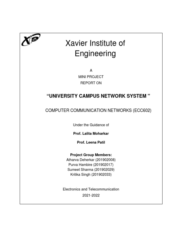 University Campus Network System (CCN) | PDF | Internet Protocol Suite ... University Campus Network System (CCN) | PDF | Internet Protocol Suite ...
