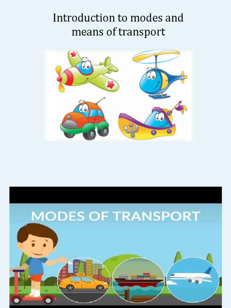 Sessions 34 Modes Means of Transport | PDF | Science & Mathematics