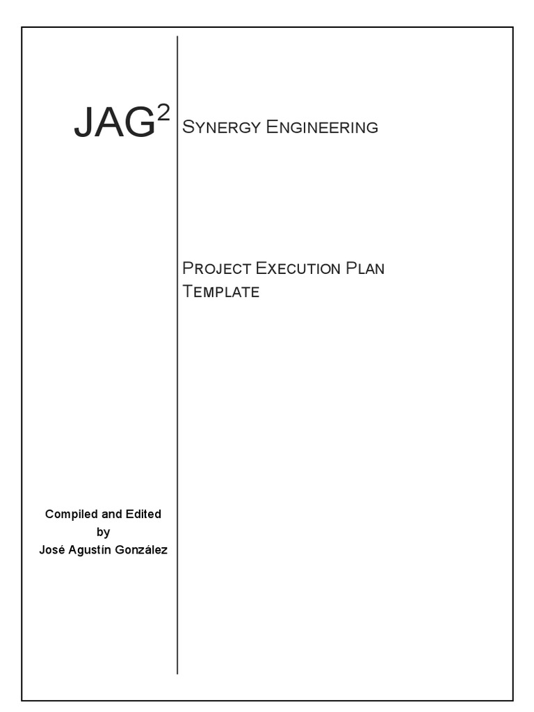 Project Execution Plan | PDF | Project Management | Procurement