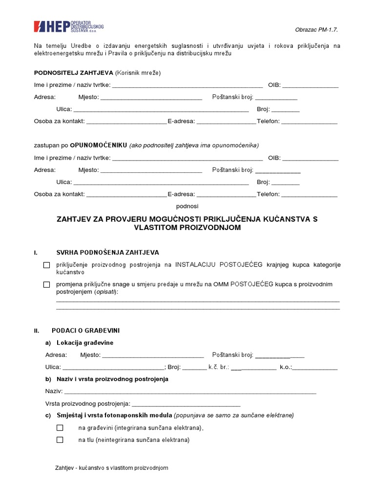 PM-1.7.Zahtjev - Za - Provjeru - Mogucnosti - Prikljucenja - Kucanstva ...