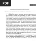 Medical Undertaking Form for Admission | PDF | Self-Improvement | Wellness