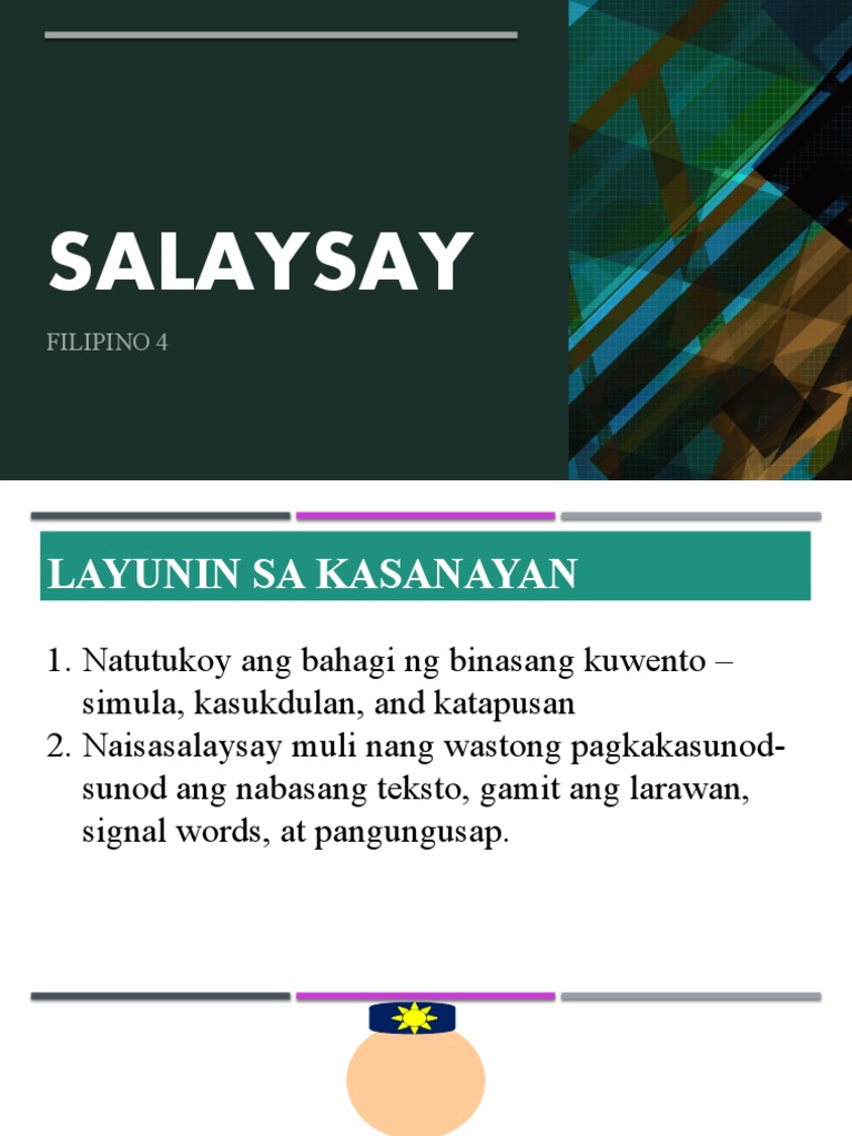 Salaysay-Aralin 5 | PDF