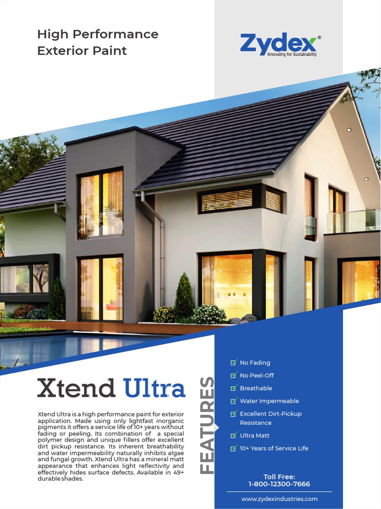 Xtend Ultra - TDS - Compressed | PDF | Paint | Water