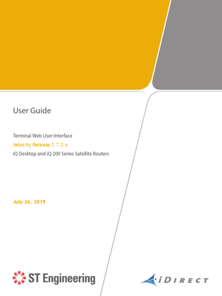 UG TerminalWUI 45vel1.7.2.x T0001084 RevB 07262019 | PDF | Ip Address ...