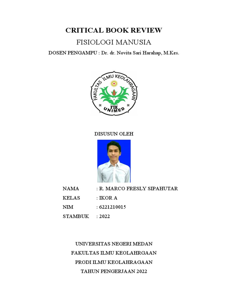 Critical Book Review Fisiologi Manusia R. Marco | PDF | Karier ...