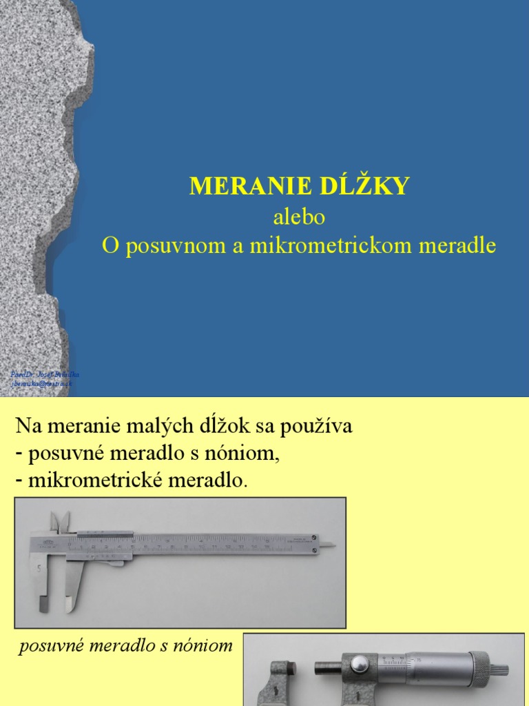 05-Meranie Dlzky | PDF