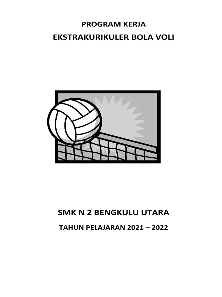 Program Kerja Bola Voli 2021 2022 | PDF