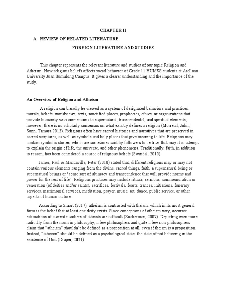 Foreign Studies | PDF | Atheism | God